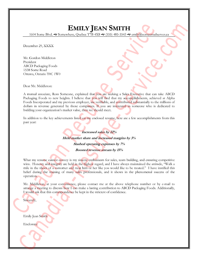 Sales Manager Cover Letter Samples