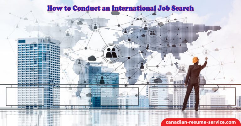 How to Conduct an International Job Search
