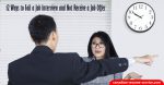Did you fail a job interview or receive a job offer